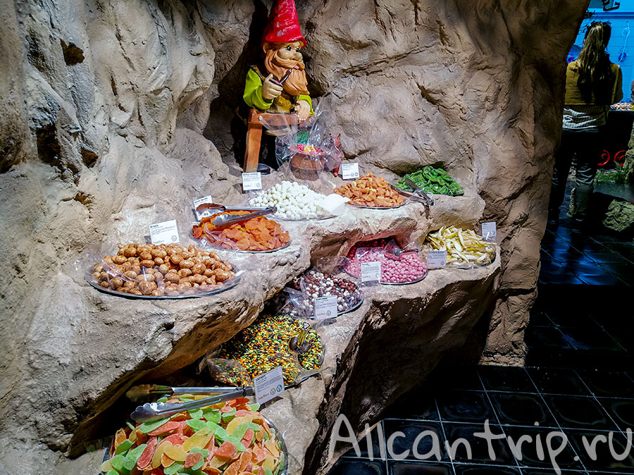 Магазин сладостей в Праге Candy Miners: настоящая шахта с сокровищами